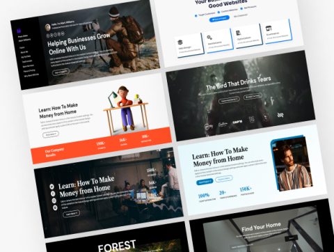 Divi Hero Headers | 110 Unique Divi Hero Header Designs